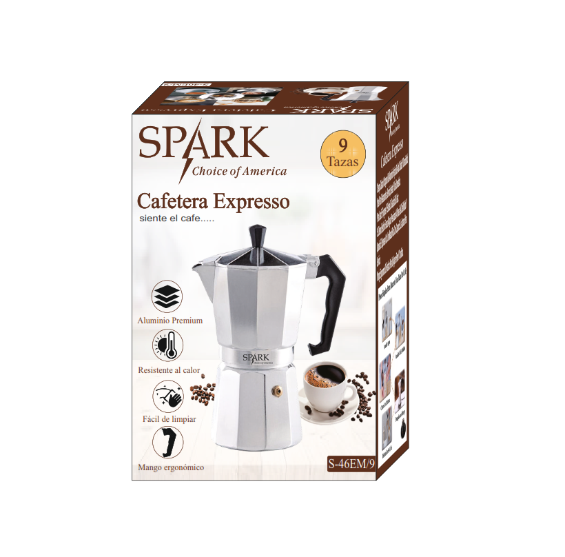 CAFETERA ITALIANA CLÁSICA COFFEE MAKER (NO INDUCCIÓN) – prakash import SL